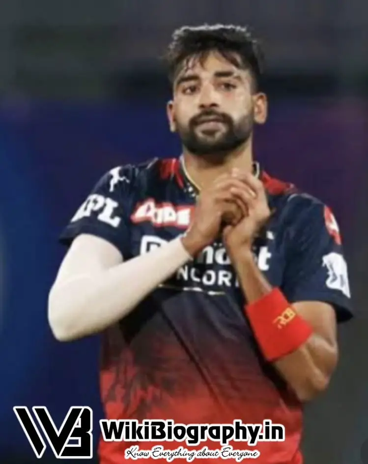 Mohammed Siraj: Wiki, Bio, Age, Height, Age, Weight, Wife, Marriage